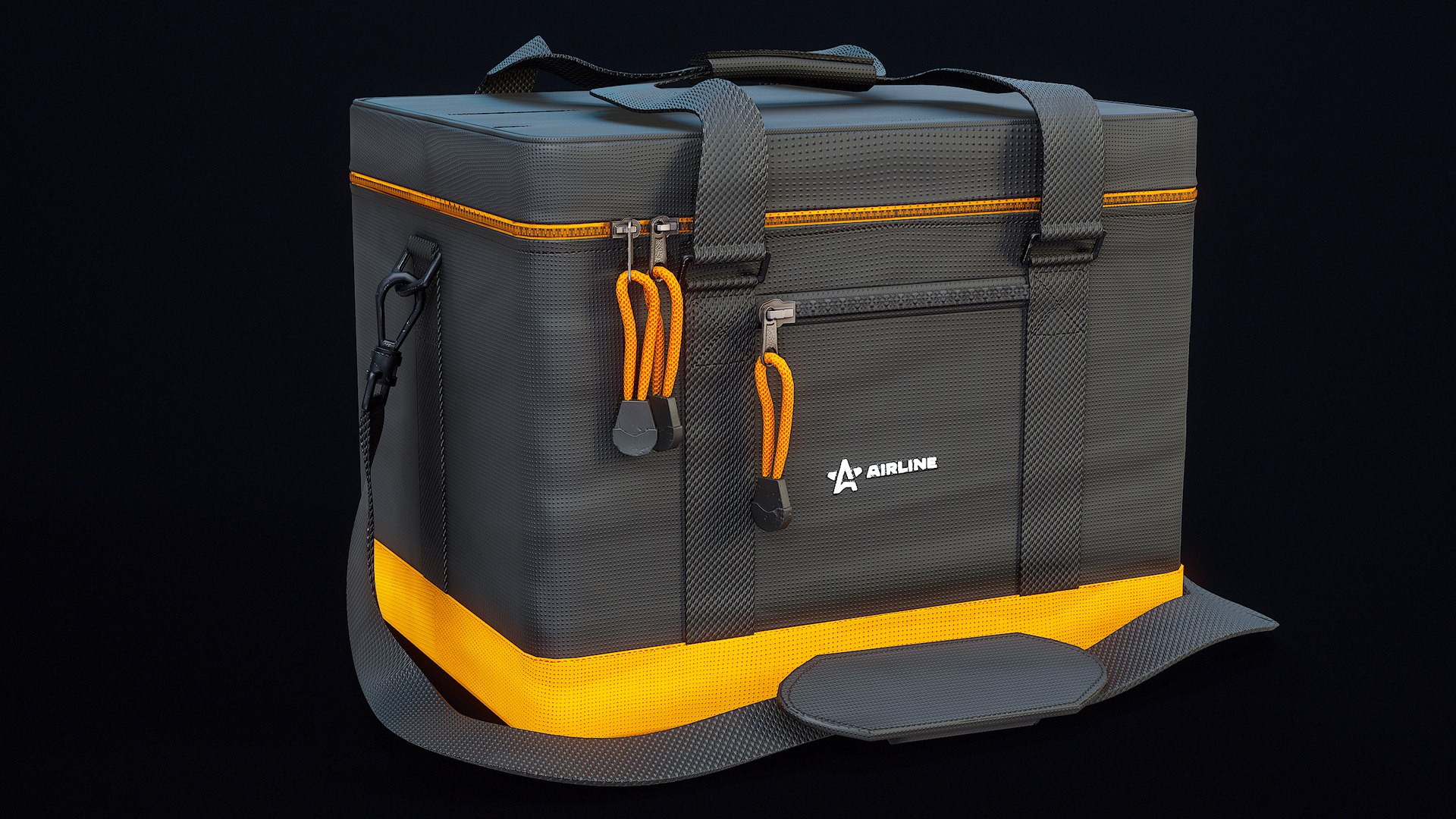 Food Delivery Cooler Bag PBR 3D Model - TurboSquid 1948940