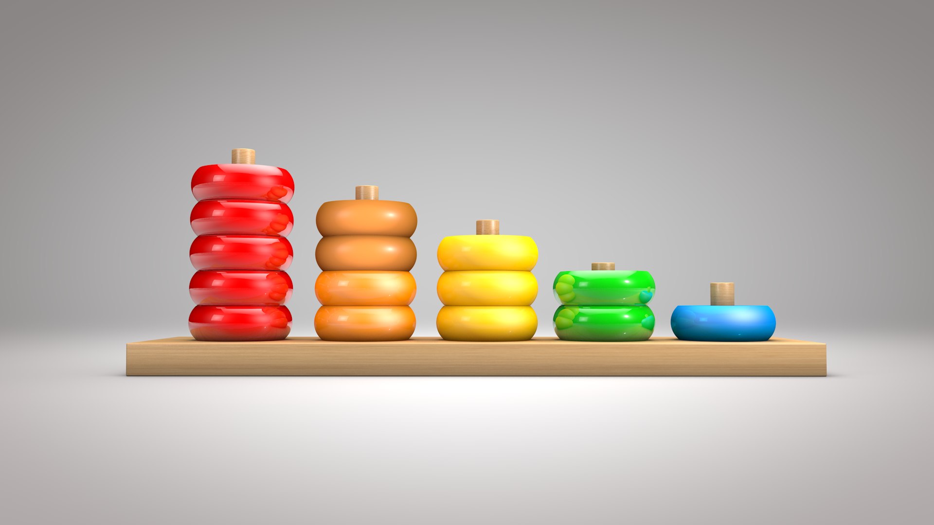 3D Wooden Math Toy - TurboSquid 1816817
