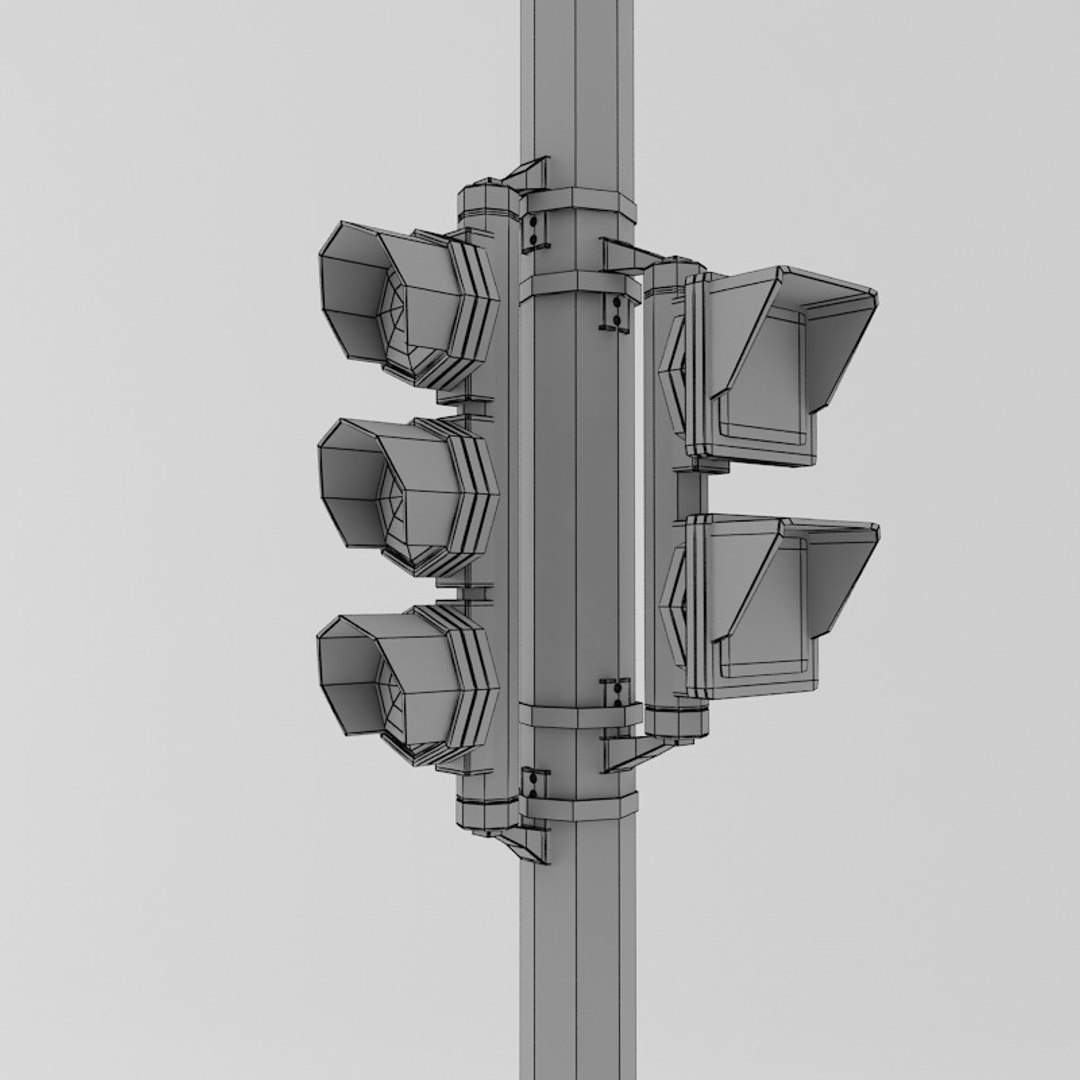 3d Model Traffic Lights 01