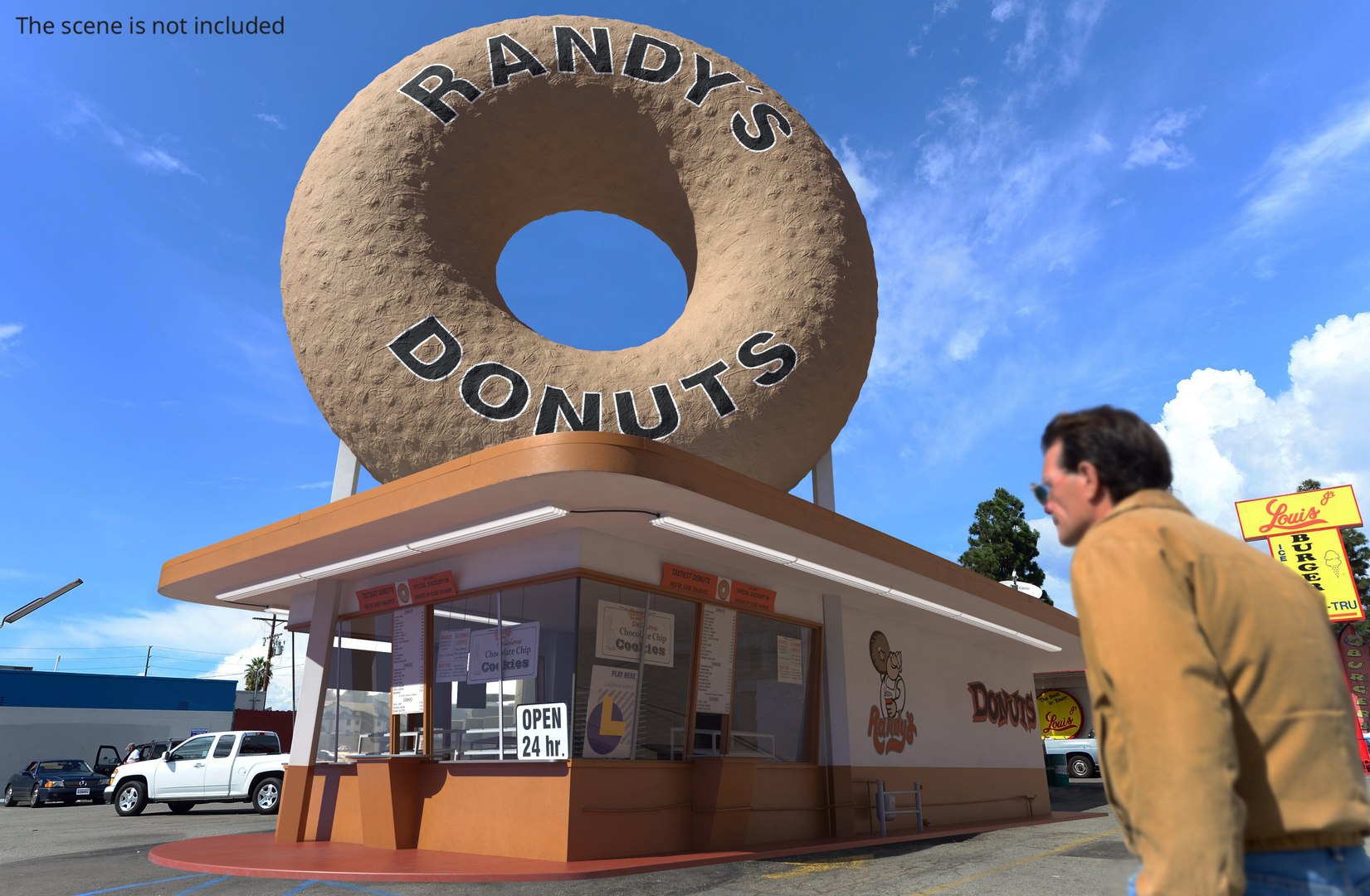 3D Model Randys Donuts Iconic Bakery Building - TurboSquid 2505109