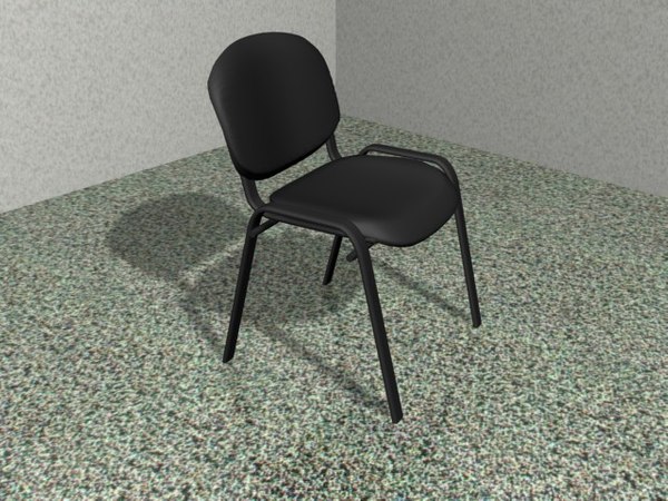 3d model of simple office chair