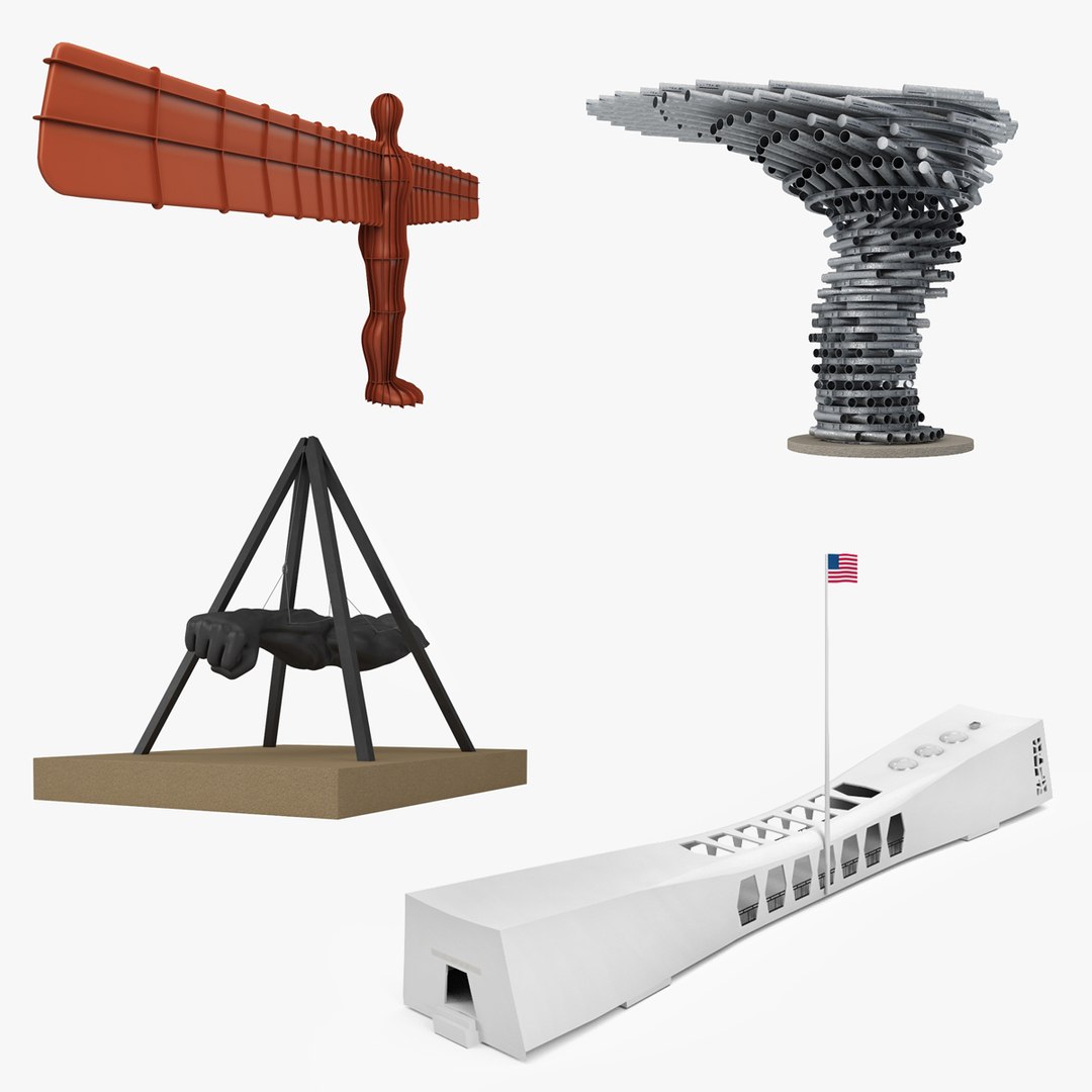 3D Model Landmarks Collection - TurboSquid 2215782