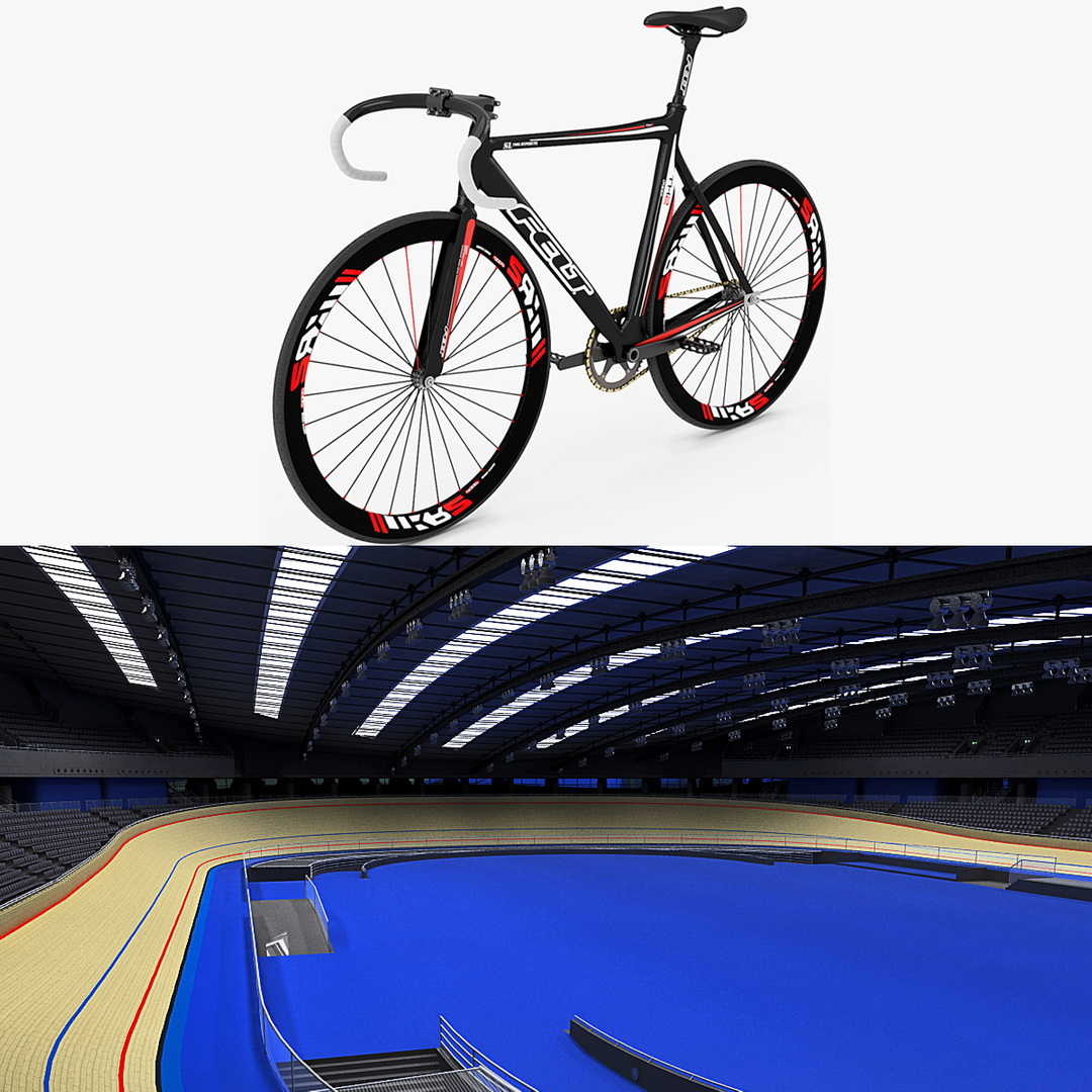 3d velodrome track bike