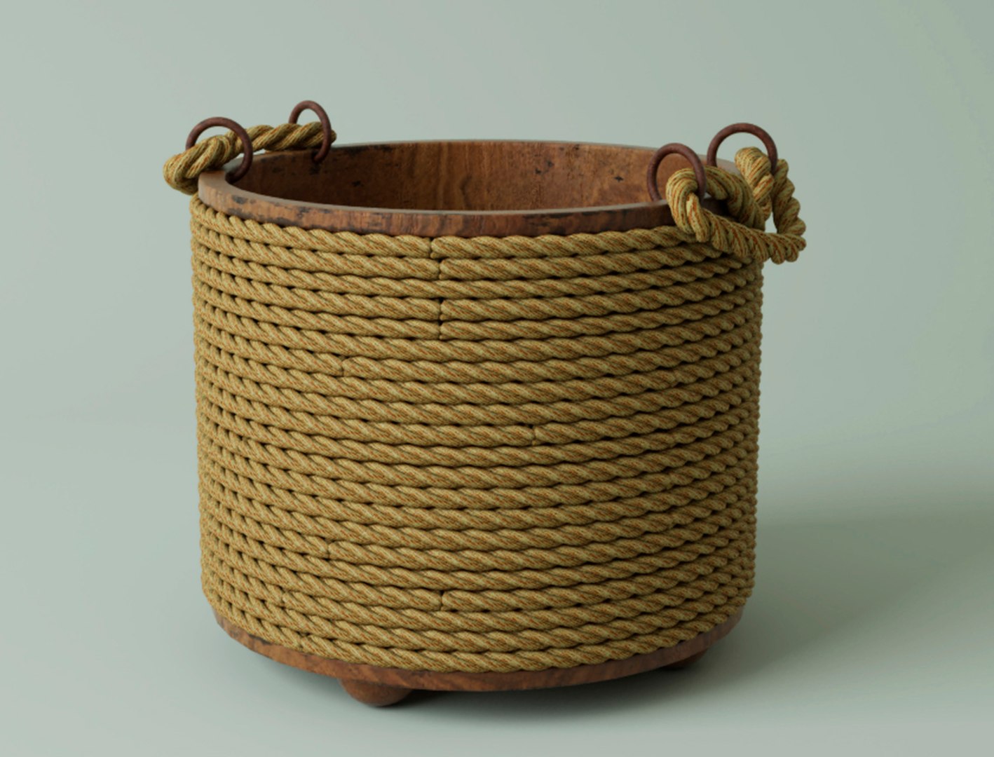 3D bucket ropes - TurboSquid 1194785