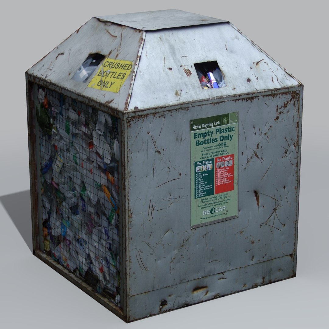 3d Bottle Bank Model