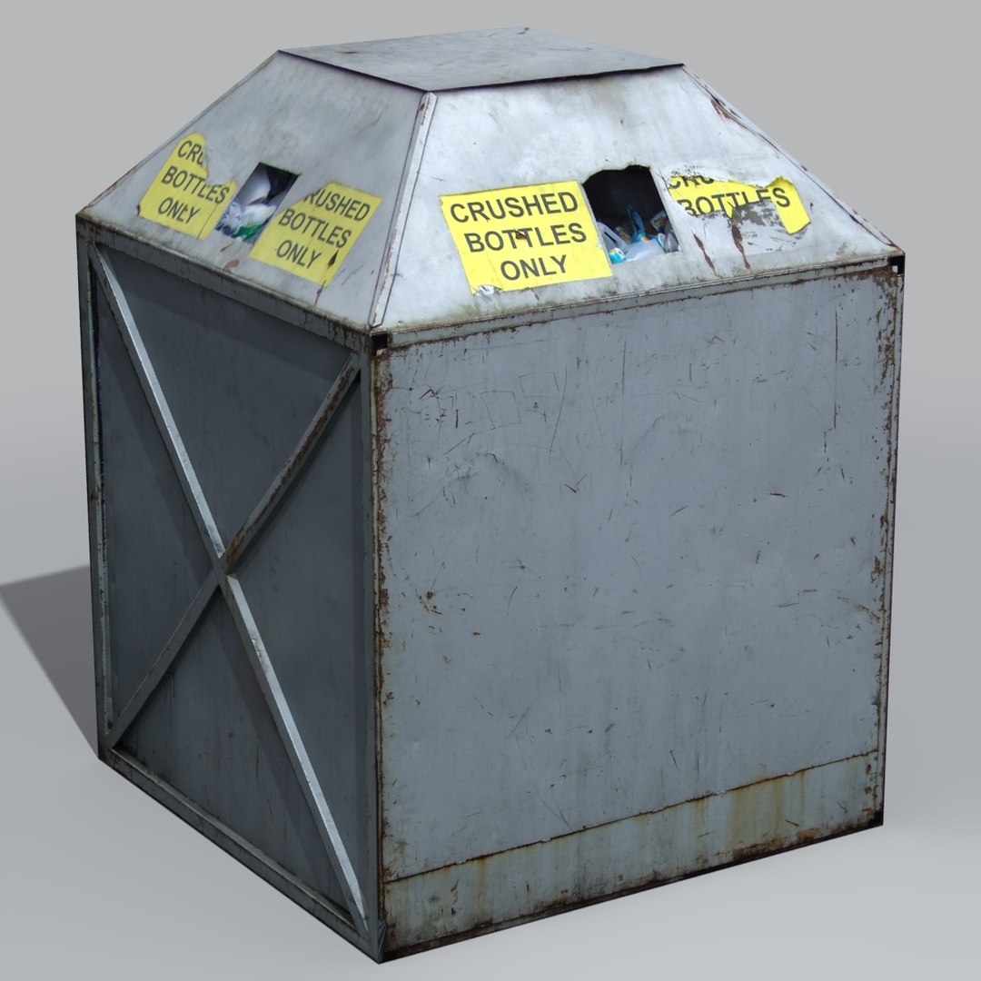 3d Bottle Bank Model