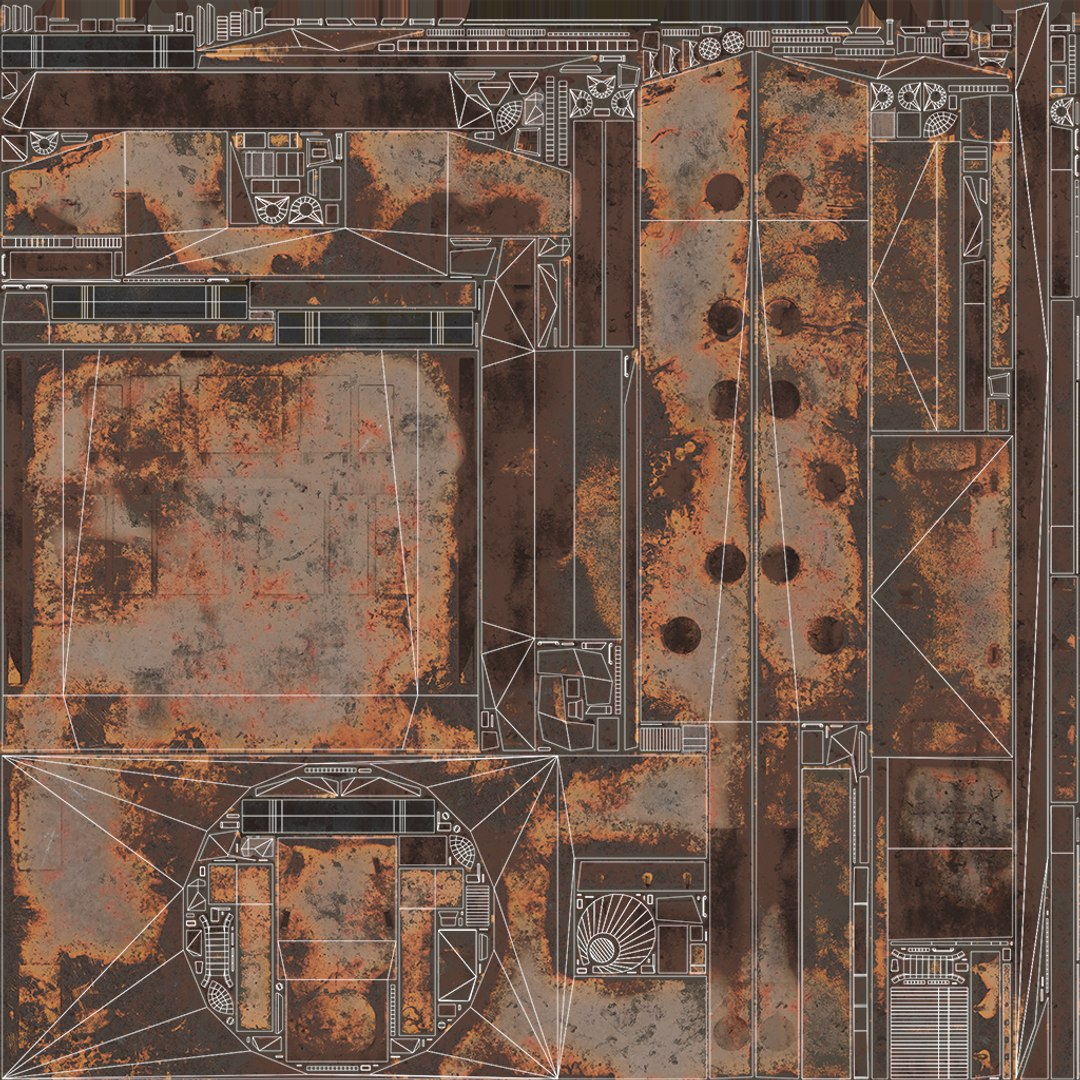 3D Challenger 2 Destroyed Tank Model - TurboSquid 2145824