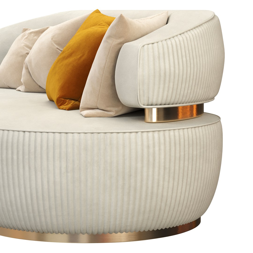 3D Model Bon Ton Sofa By Capital Collection - TurboSquid 2154865