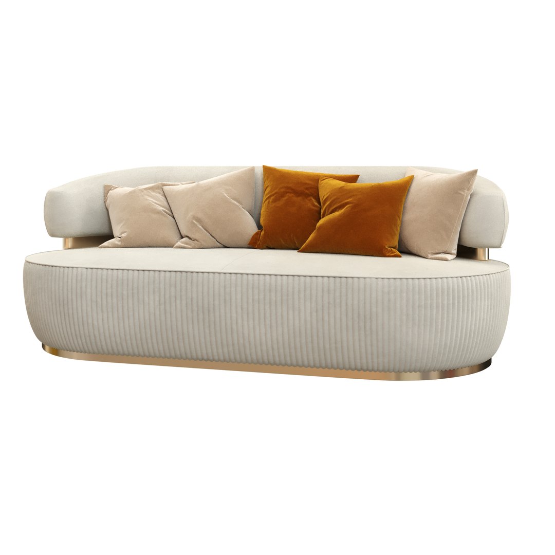 3D Model Bon Ton Sofa By Capital Collection - TurboSquid 2154865