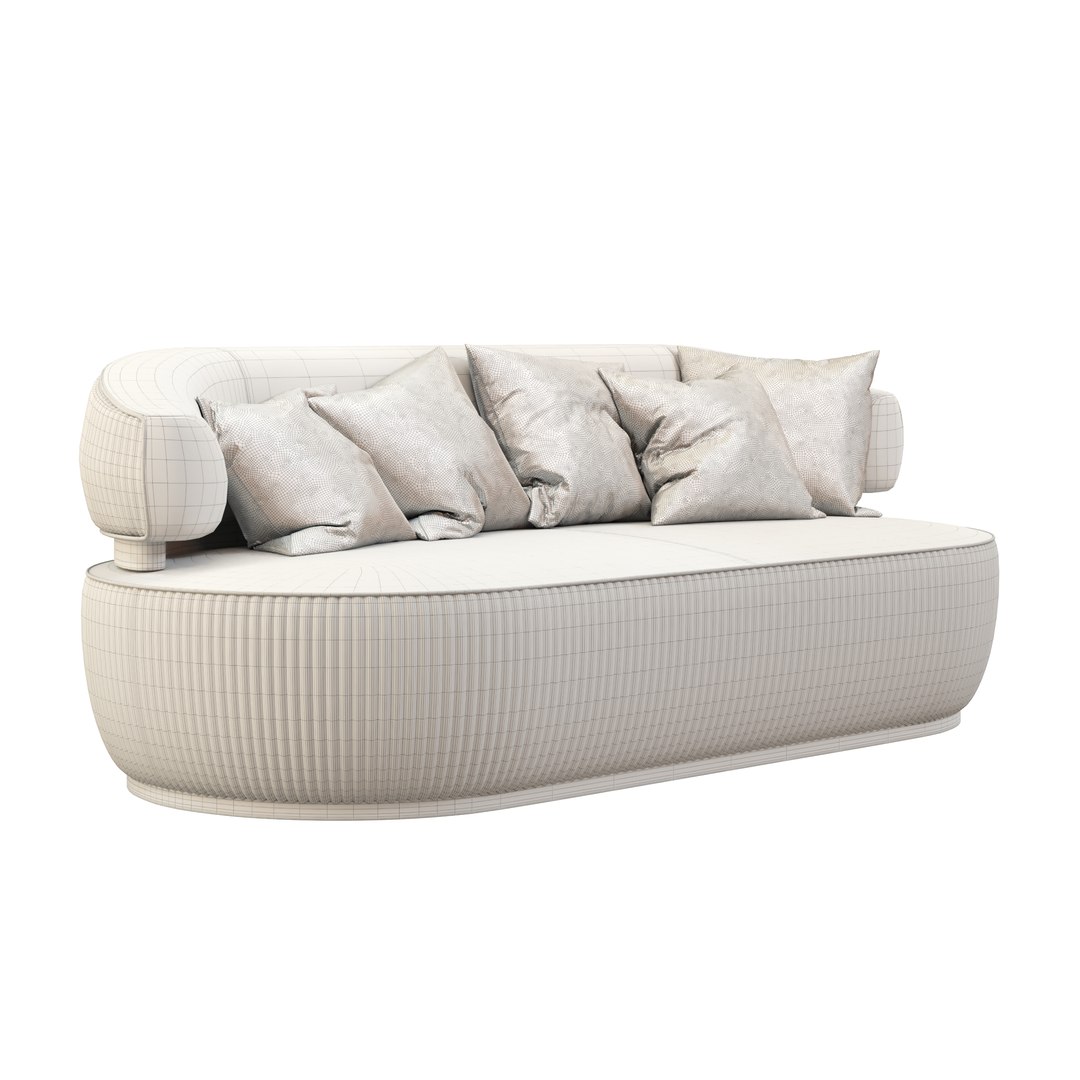 3D Model Bon Ton Sofa By Capital Collection - TurboSquid 2154865