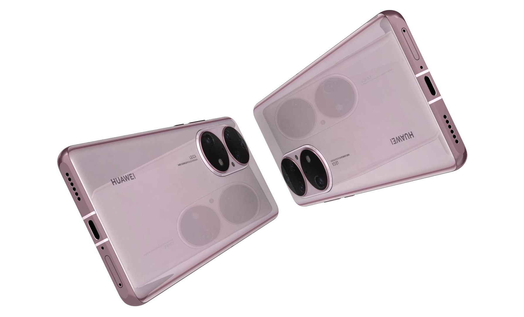 Huawei P50 Pro Charm Pink 3D - TurboSquid 1883576