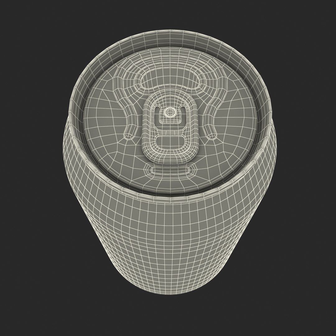 aluminum 0 33l coca cola 3d model