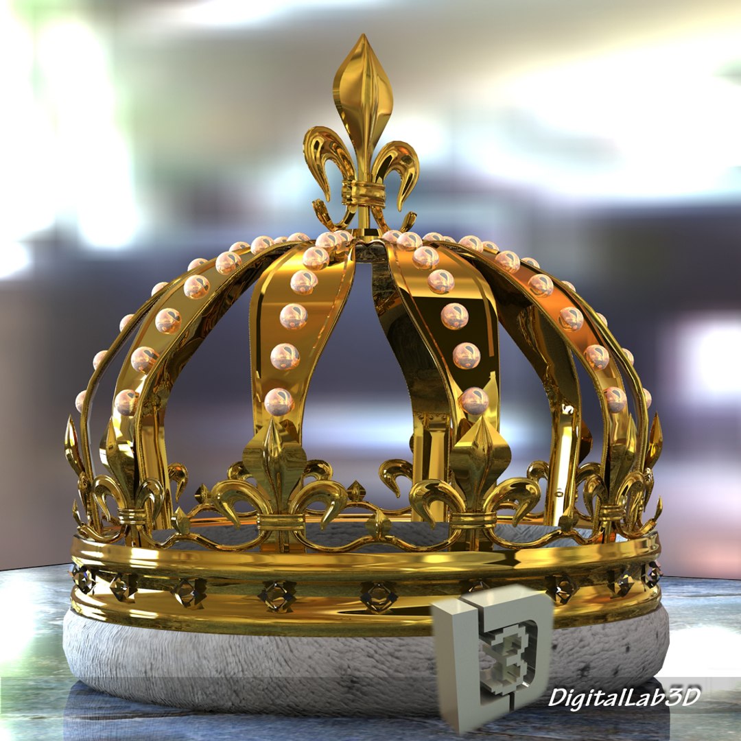 3d Model Of Pearl Crown