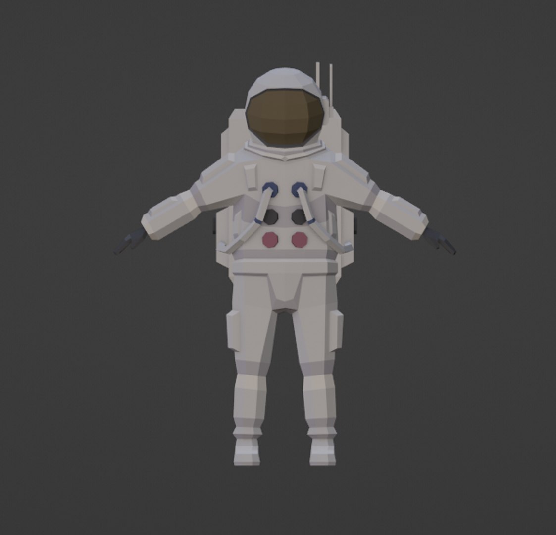 Low Poly Astronaut And Crew Module Model - TurboSquid 2237607
