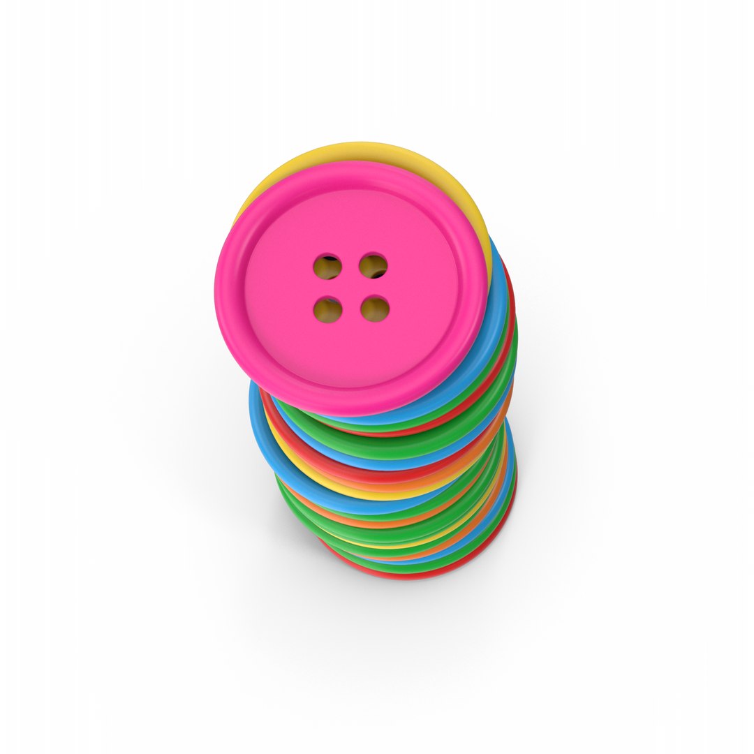 3D Cloth Buttons - TurboSquid 2139103