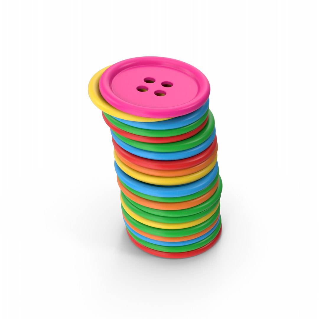 3D Cloth Buttons - TurboSquid 2139103