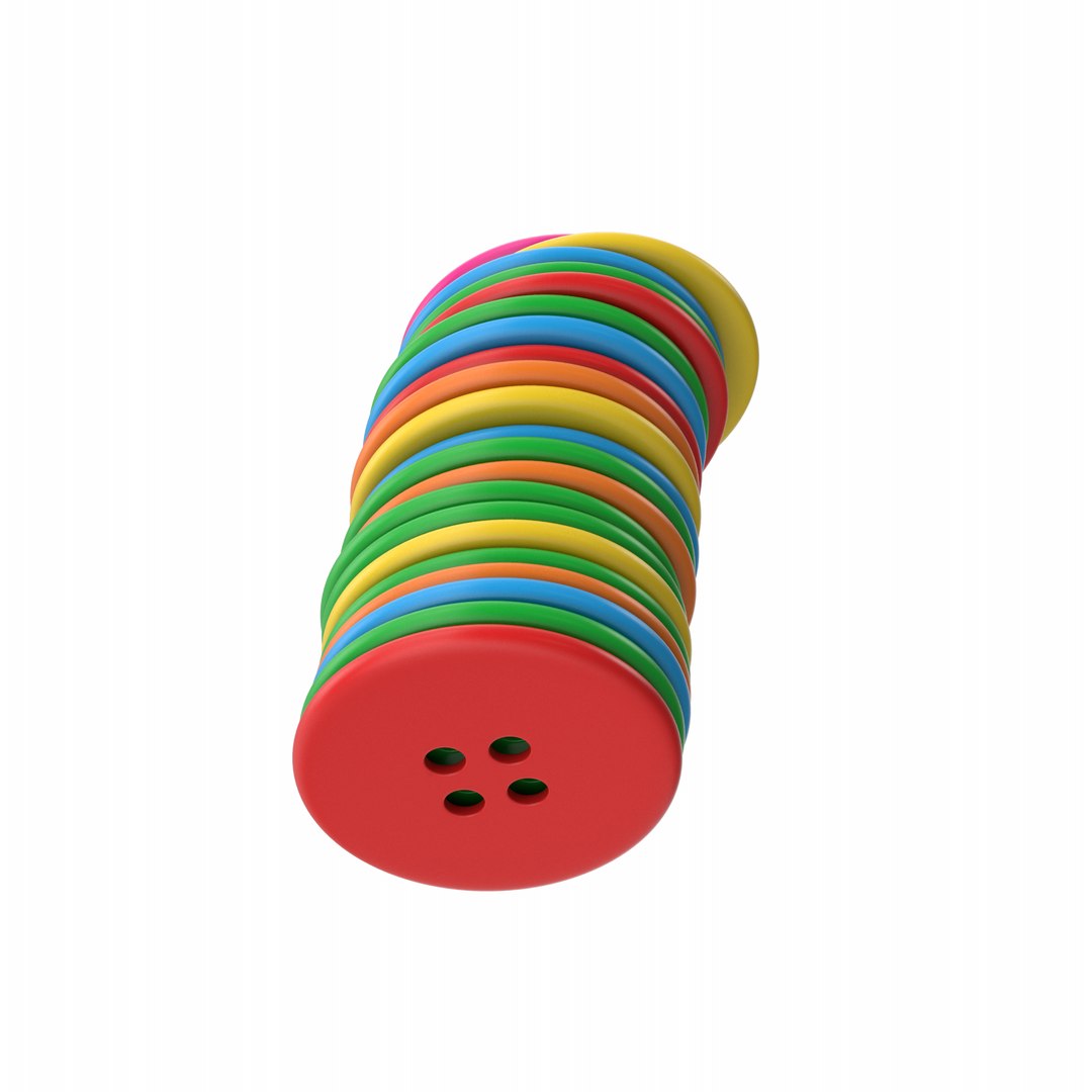 3D Cloth Buttons - TurboSquid 2139103