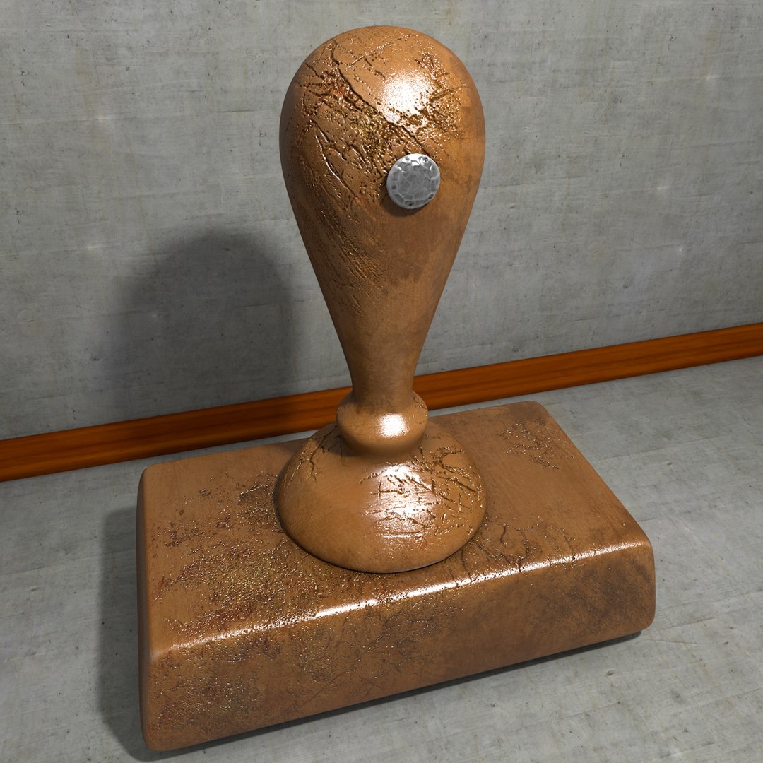 3d Stamp Postal Chop