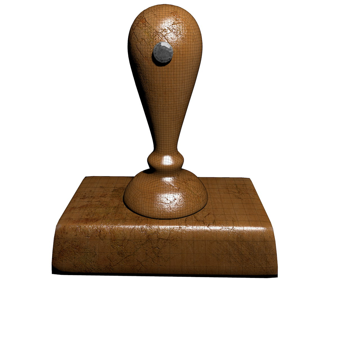 3d Stamp Postal Chop