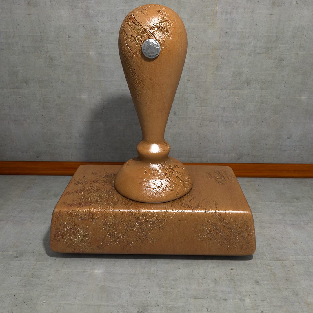 3d Stamp Postal Chop