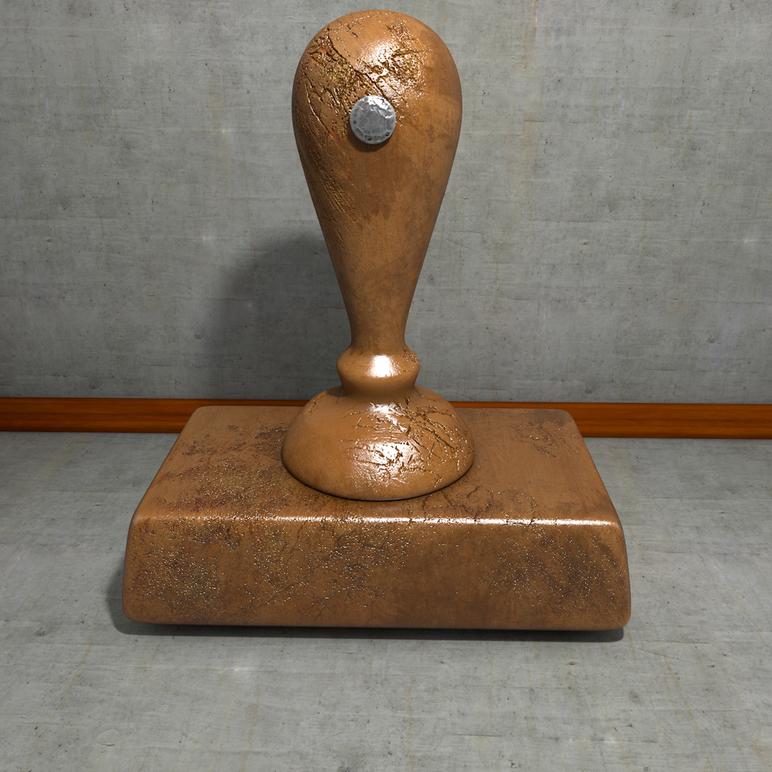 3d Stamp Postal Chop