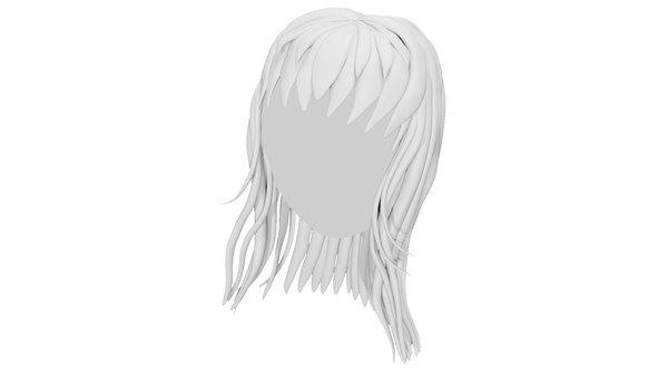3D Hairs wig model - TurboSquid 1814578
