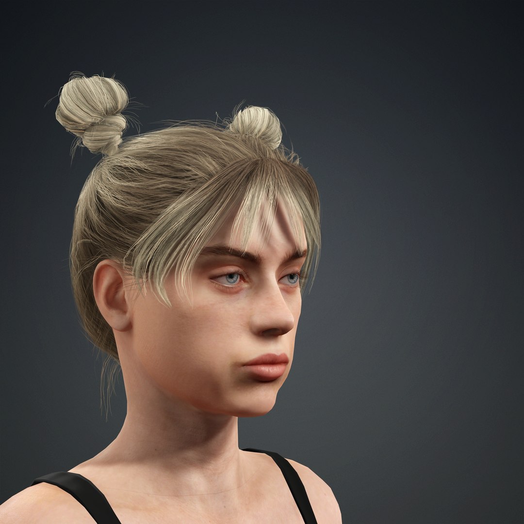 Billie Eilish 3D Model - Hyper Realistic 3D Model - TurboSquid 2254172