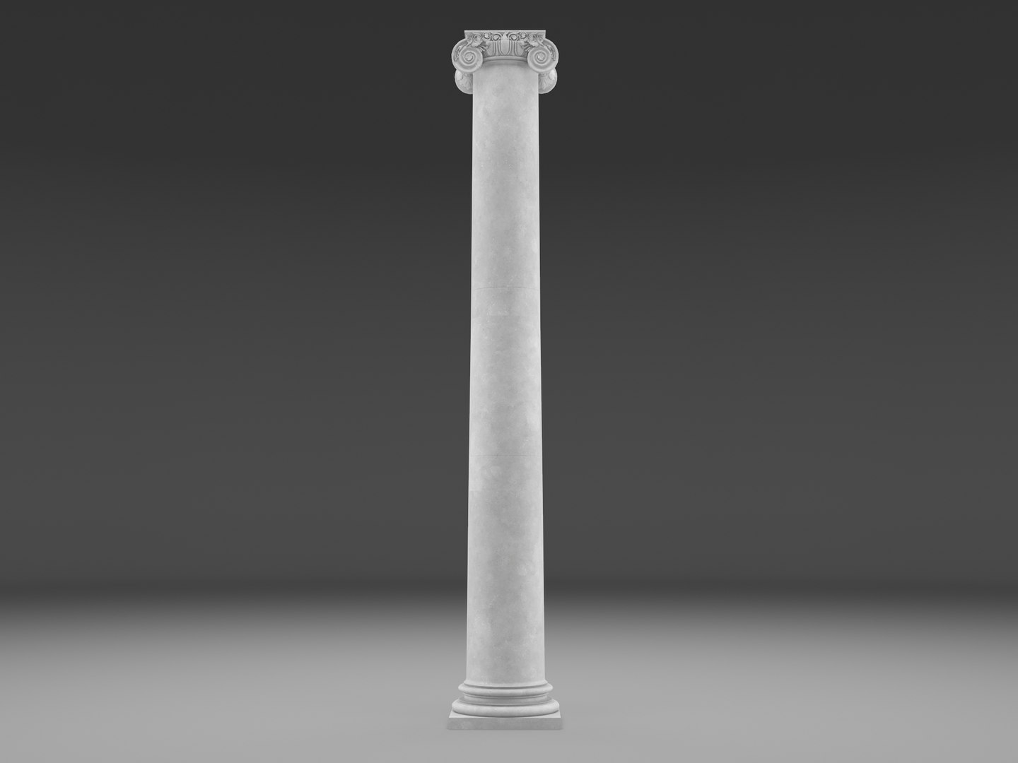 Ionic Column 1 3D Model - TurboSquid 1801167