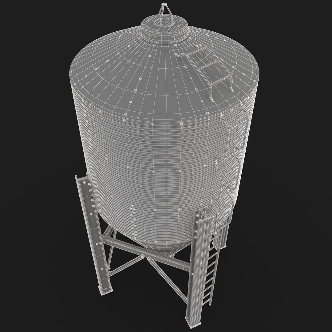 3d Model Silo