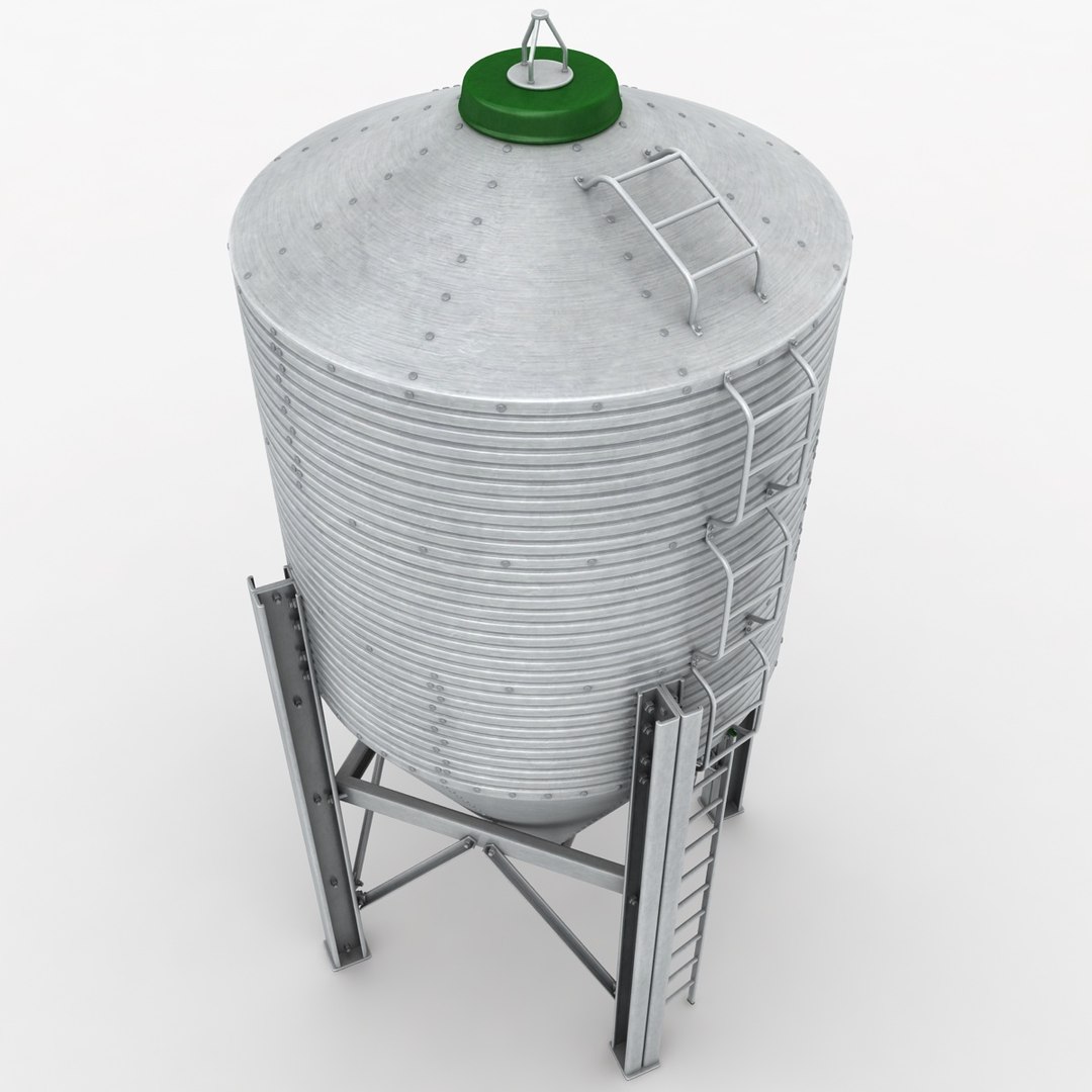 3d Model Silo