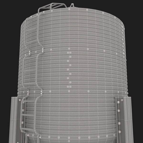 3d model silo