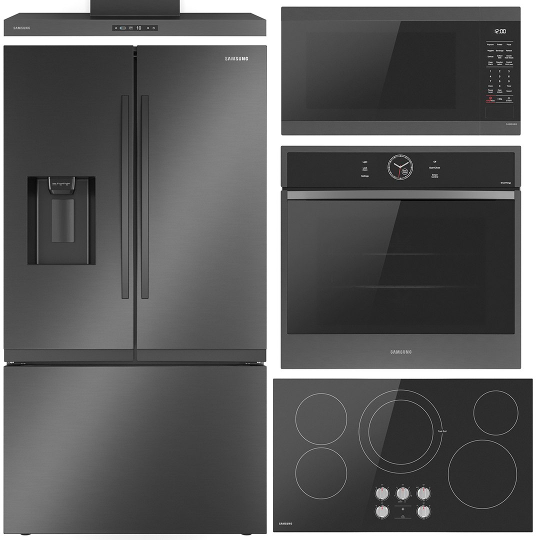 SAMSUNG Kitchen Appliance Collection Model - TurboSquid 2288888