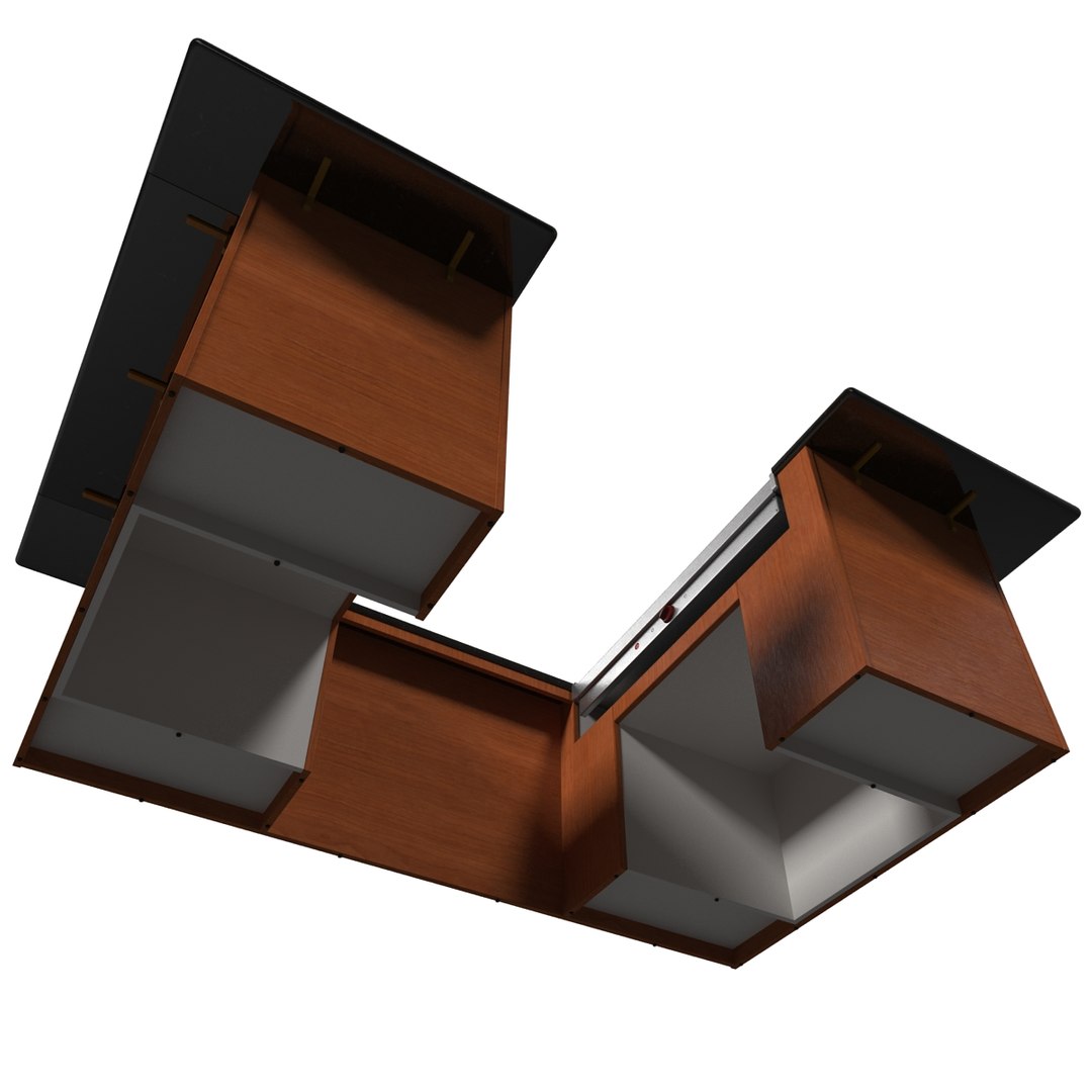 Hibachi Grill Table 3d Model