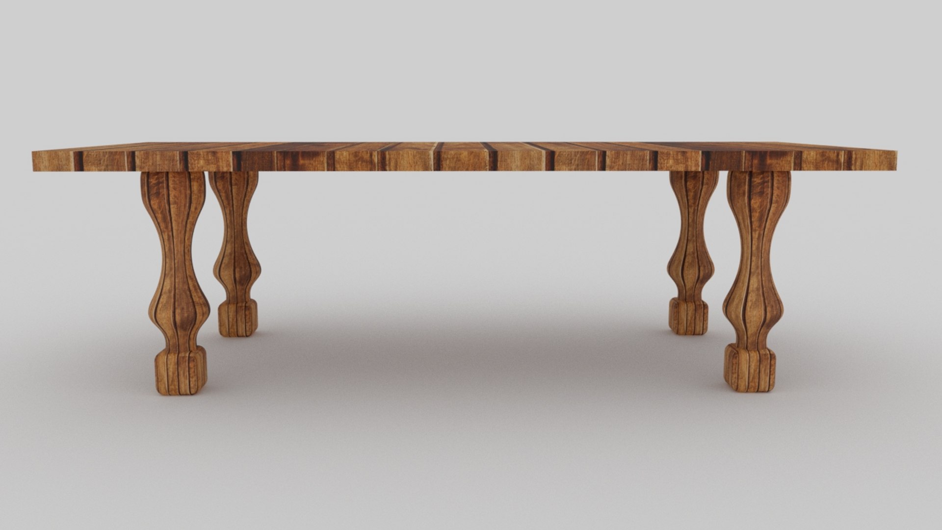 3D classic coffee antic table model - TurboSquid 1377765