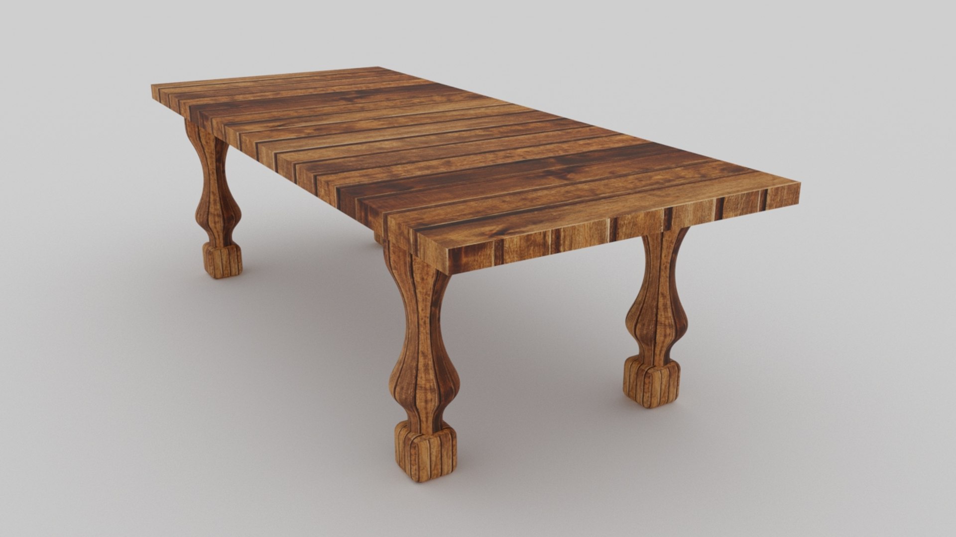 3D classic coffee antic table model - TurboSquid 1377765