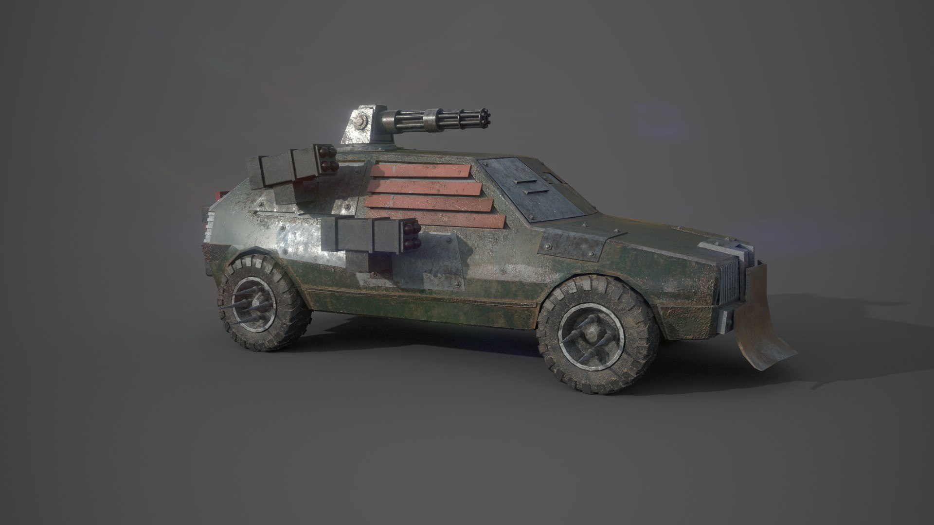 Post apocalyptic monster golf 3D model - TurboSquid 1645081