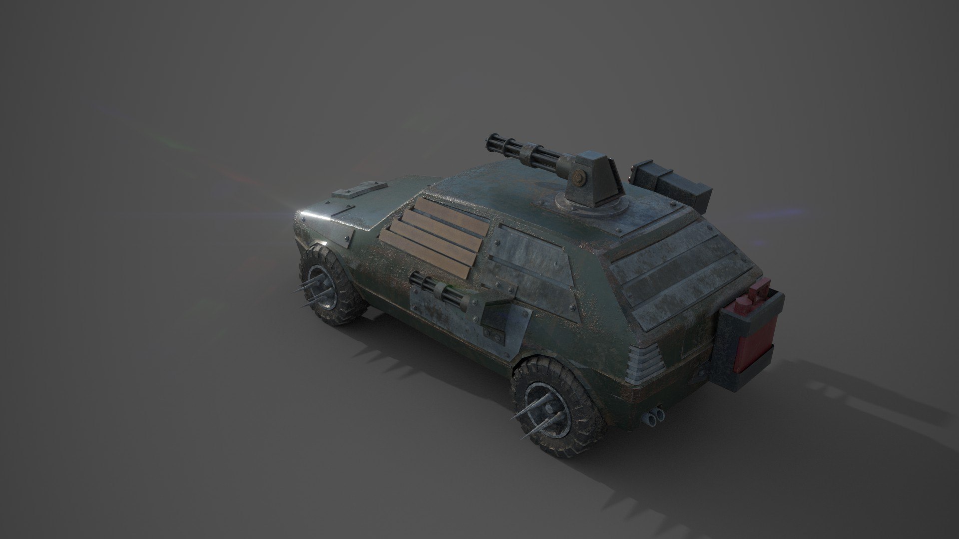 Post apocalyptic monster golf 3D model - TurboSquid 1645081