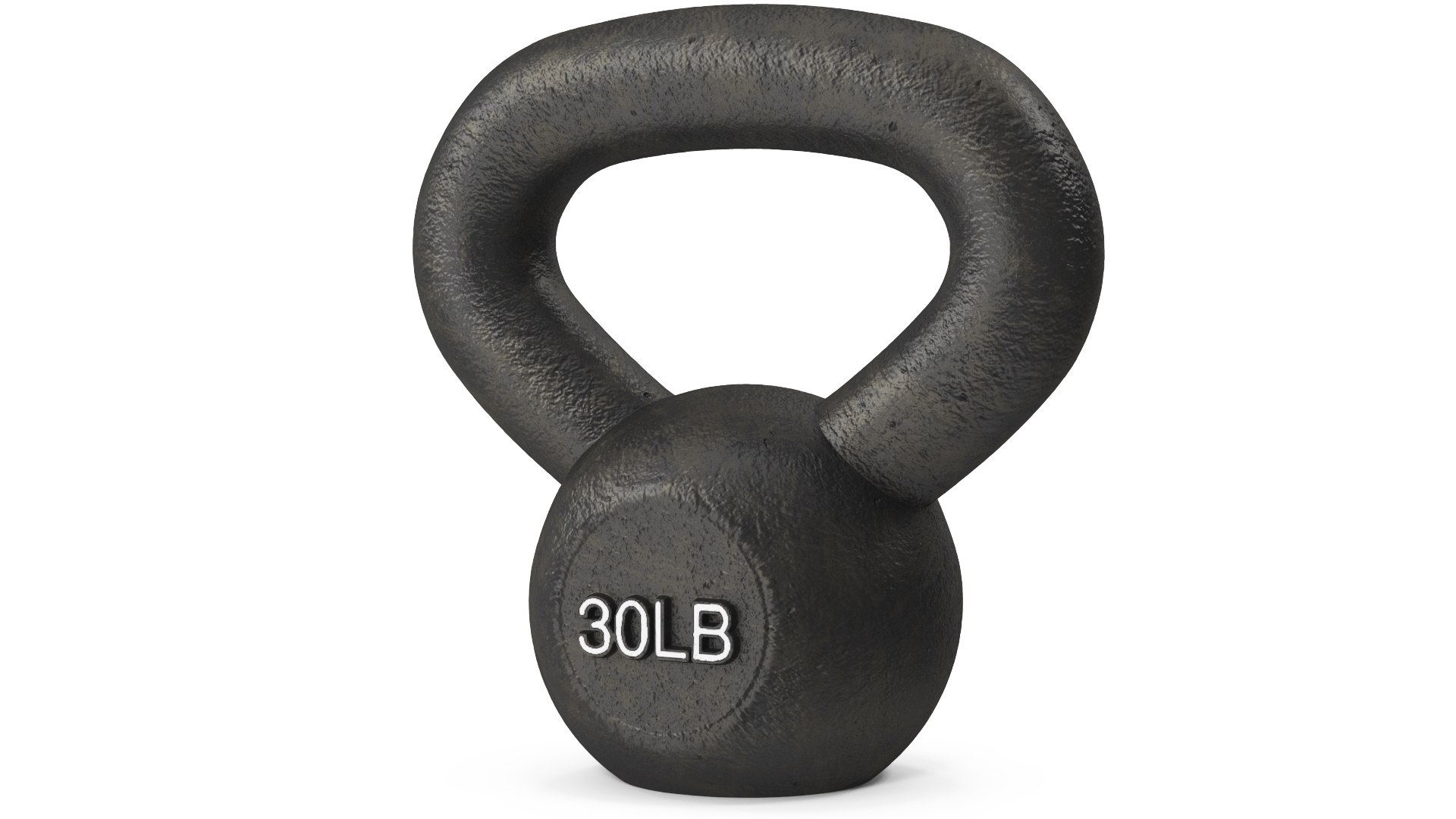 Solid Cast Training Kettlebell 30lb 3D Model - TurboSquid 2068503