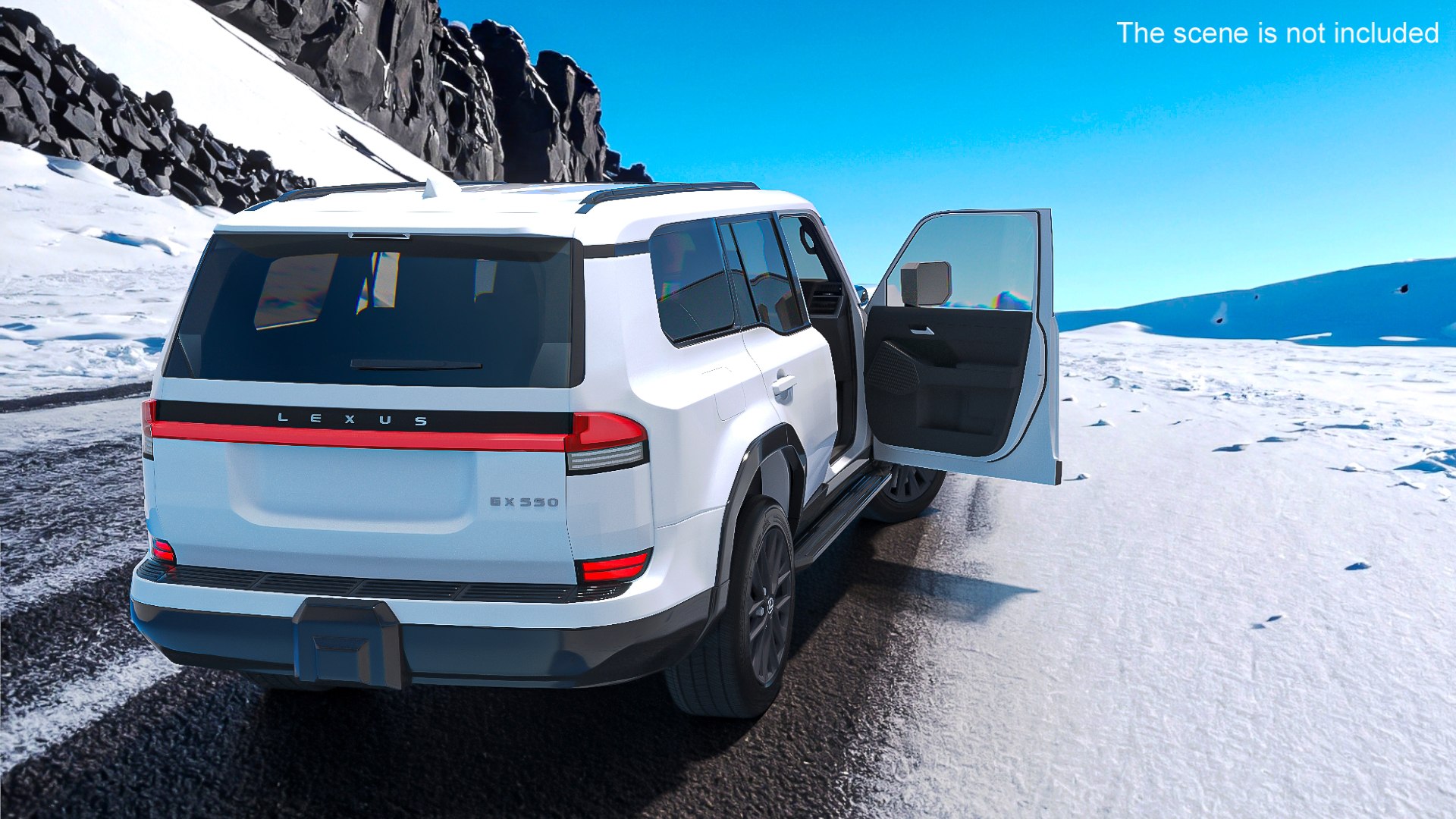 3D Lexus GX 550 SUV Eminent White Pearl Rigged For Maya - TurboSquid ...