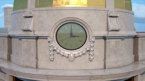 3D Old and Classic Bank Building model - TurboSquid 1980871