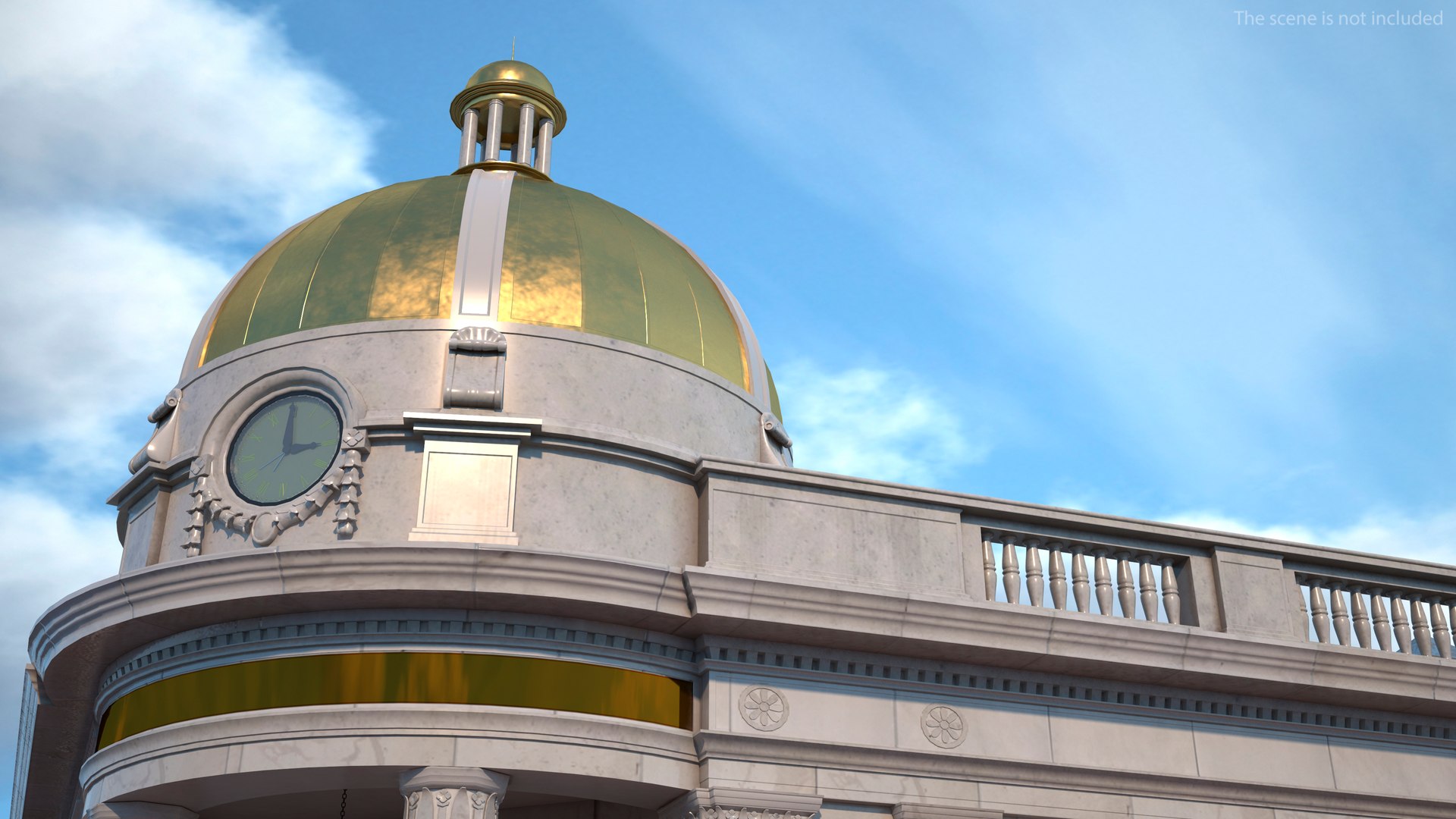 3D Old and Classic Bank Building model - TurboSquid 1980871