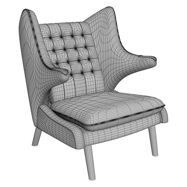 3d papa bear chair model