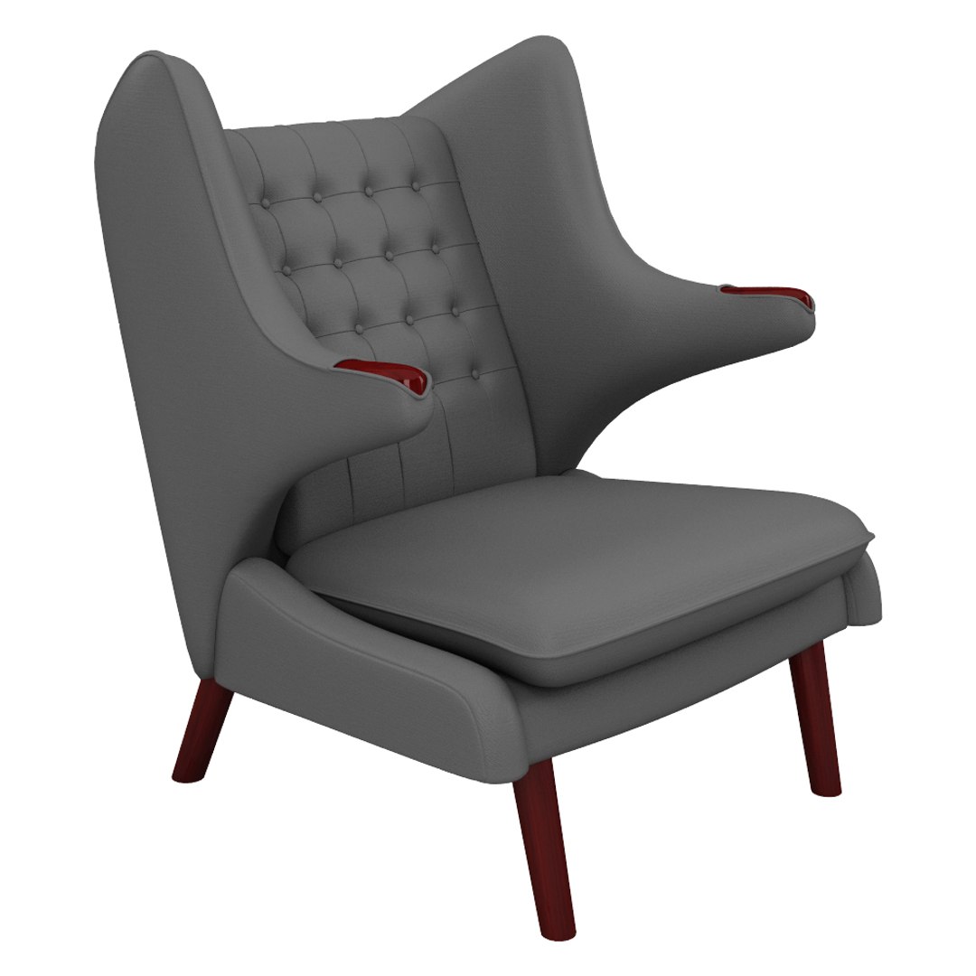 3d papa bear chair model