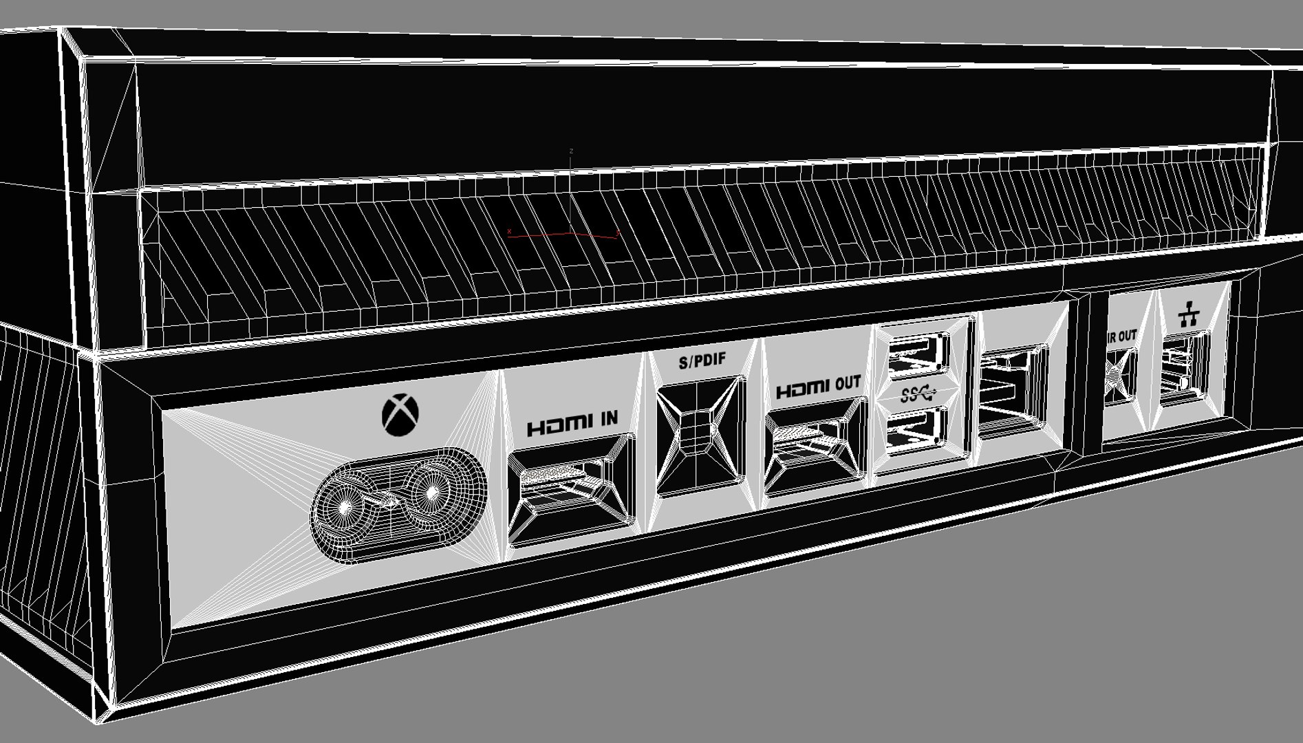 Xbox Console 3d Model