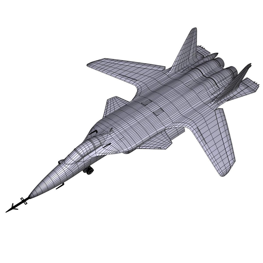 russian sukhoi su-47 berkut 3ds