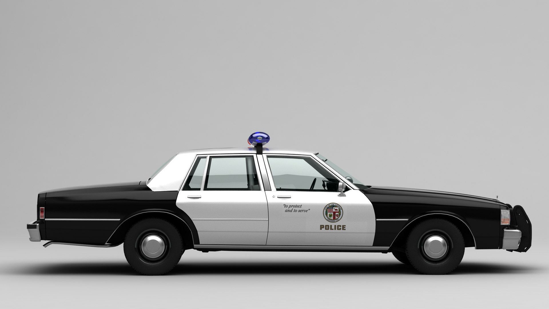 Chevrolet Caprice Classic Police 1989 3D Model - TurboSquid 2010735