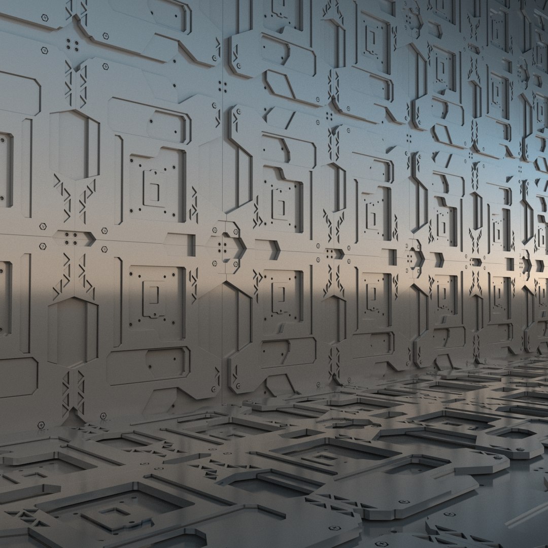 3D Model Sci Panel Sci-fi - TurboSquid 1581671