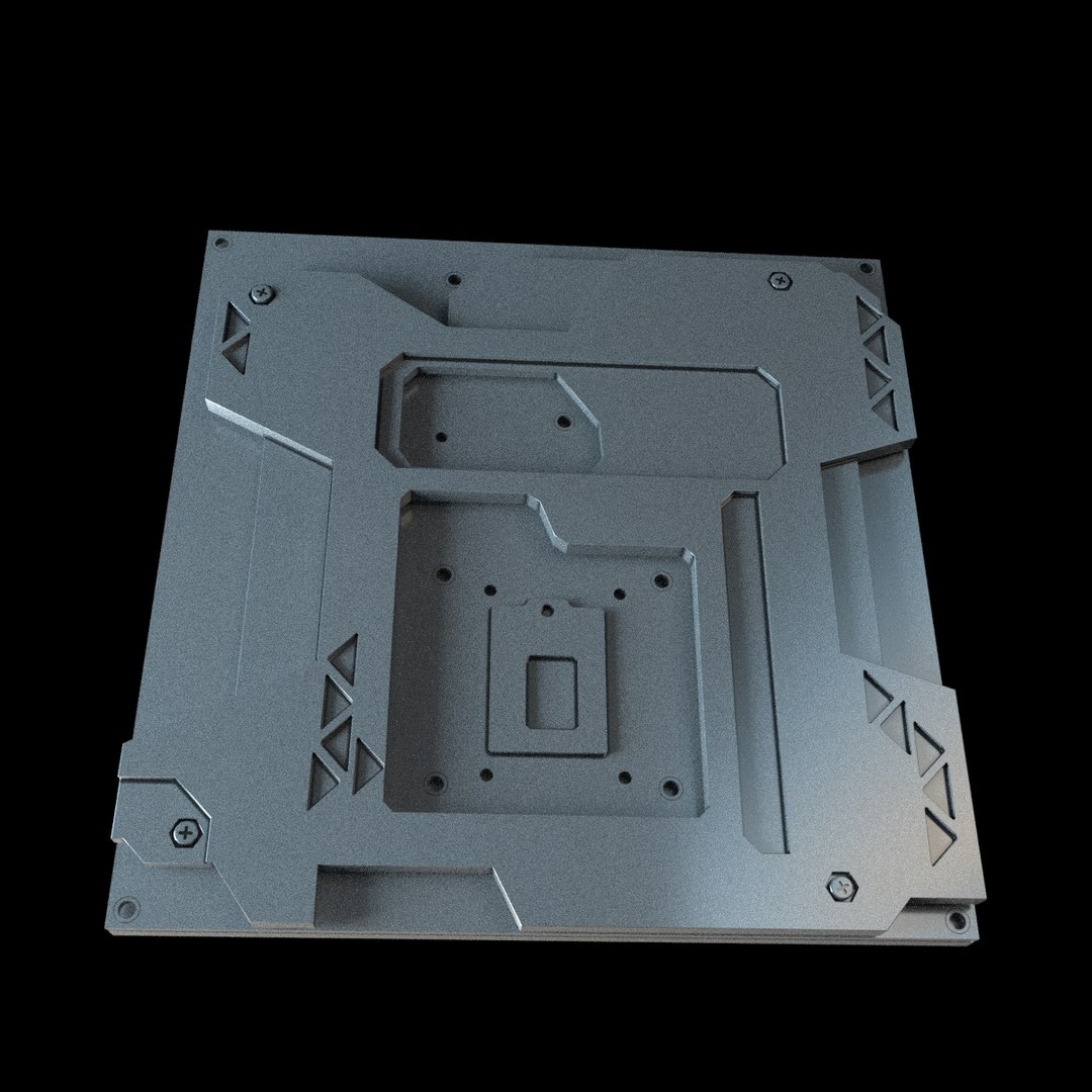 3D Model Sci Panel Sci-fi - TurboSquid 1581671