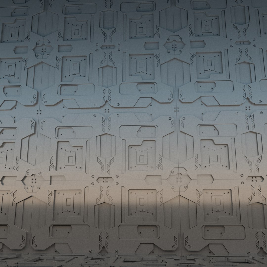 3D Model Sci Panel Sci-fi - TurboSquid 1581671