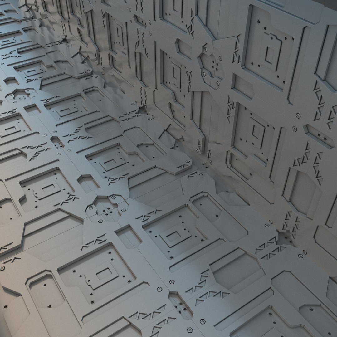 3D Model Sci Panel Sci-fi - TurboSquid 1581671